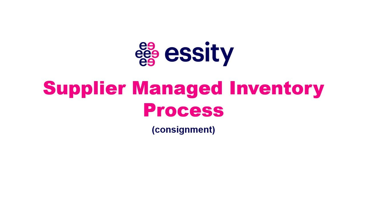 Supplier Managed Inventory (consignment materials)