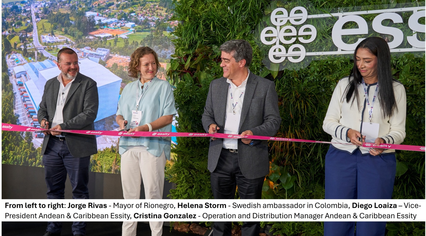 Essity strengthens presence in Colombia with new distribution center