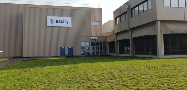Les sites d'Essity en France